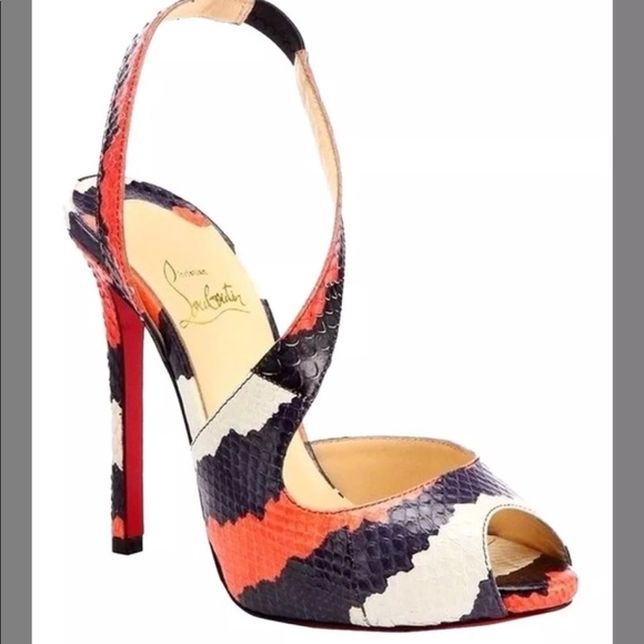 Christian Louboutin | Shoes | Christian Louboutin New Viveka Snakeskin ...
